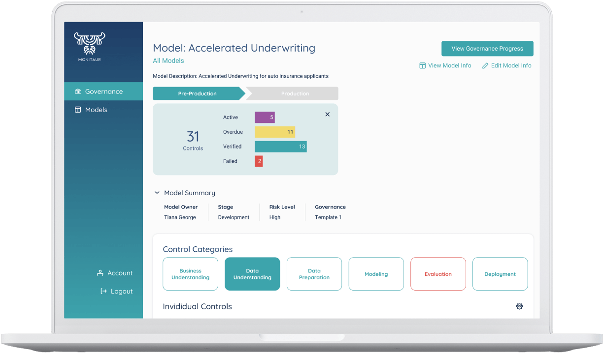 AI Governance software that goes beyond good intentions | Monitaur