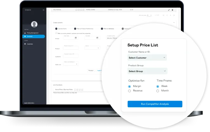 Customer List Pricing