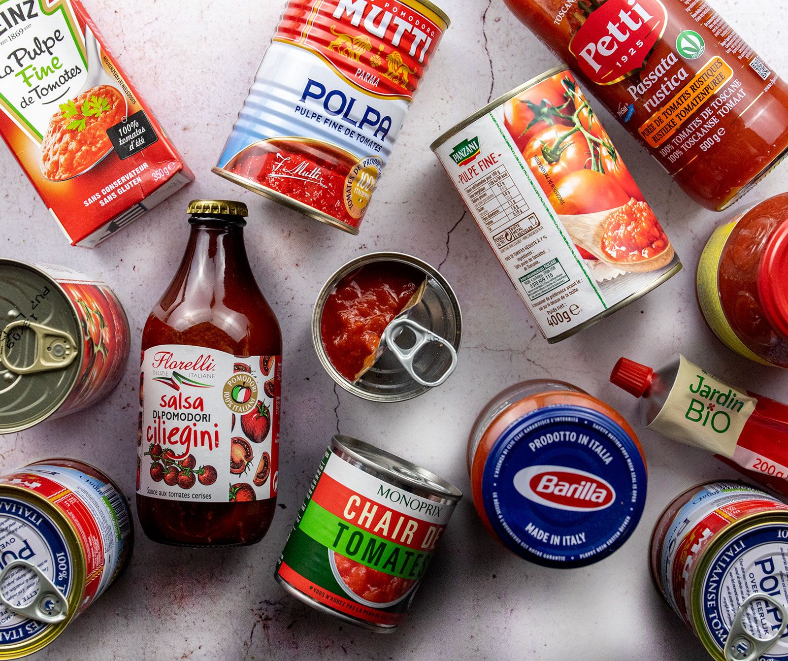 1 conserve de tomates = 20 recettes