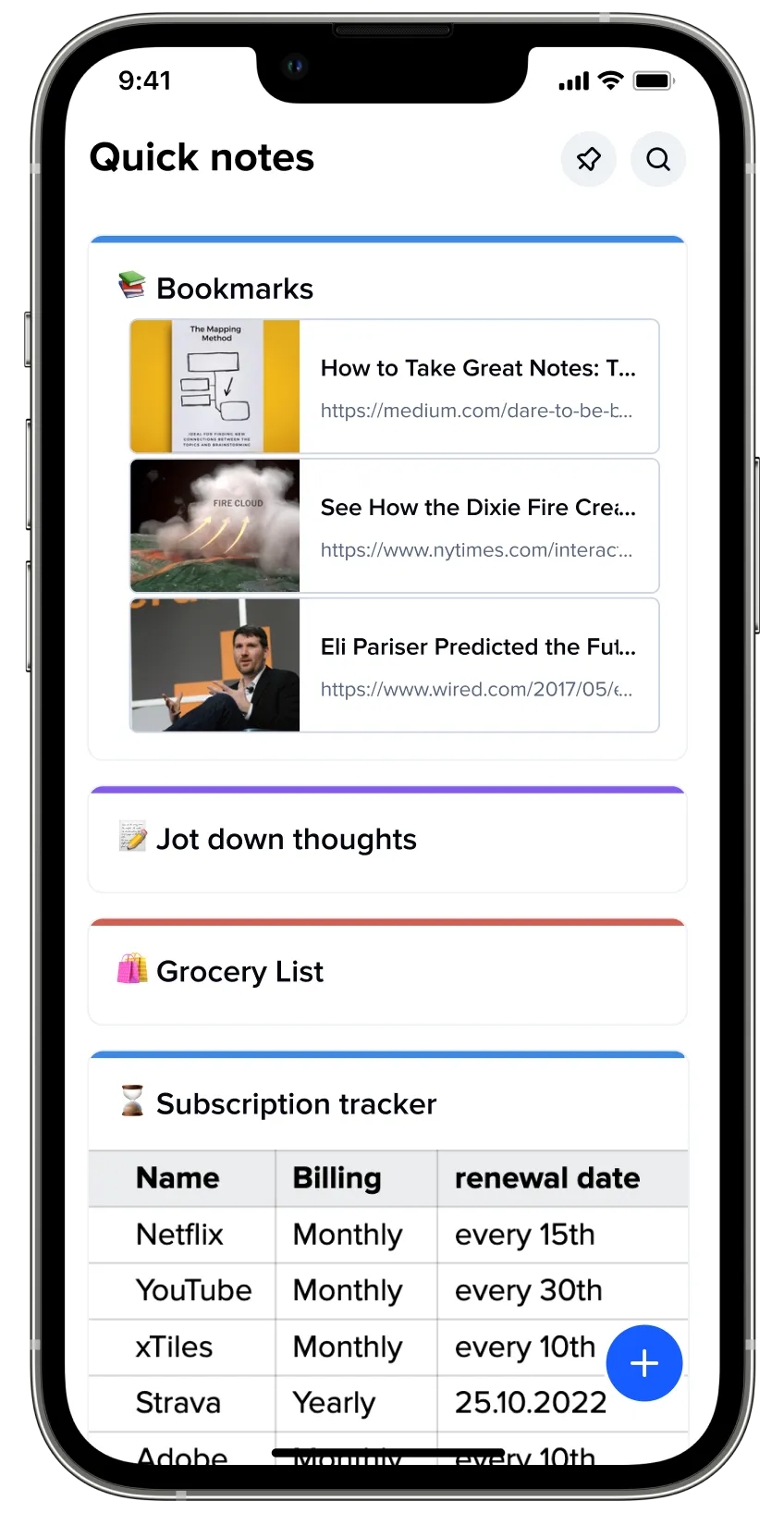 xTiles mobile app – free download for iOS & Android