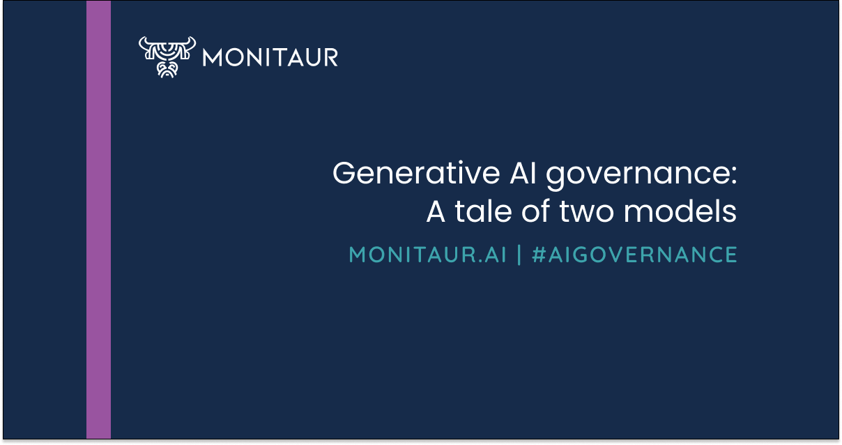 Generative AI governance: A tale of two models