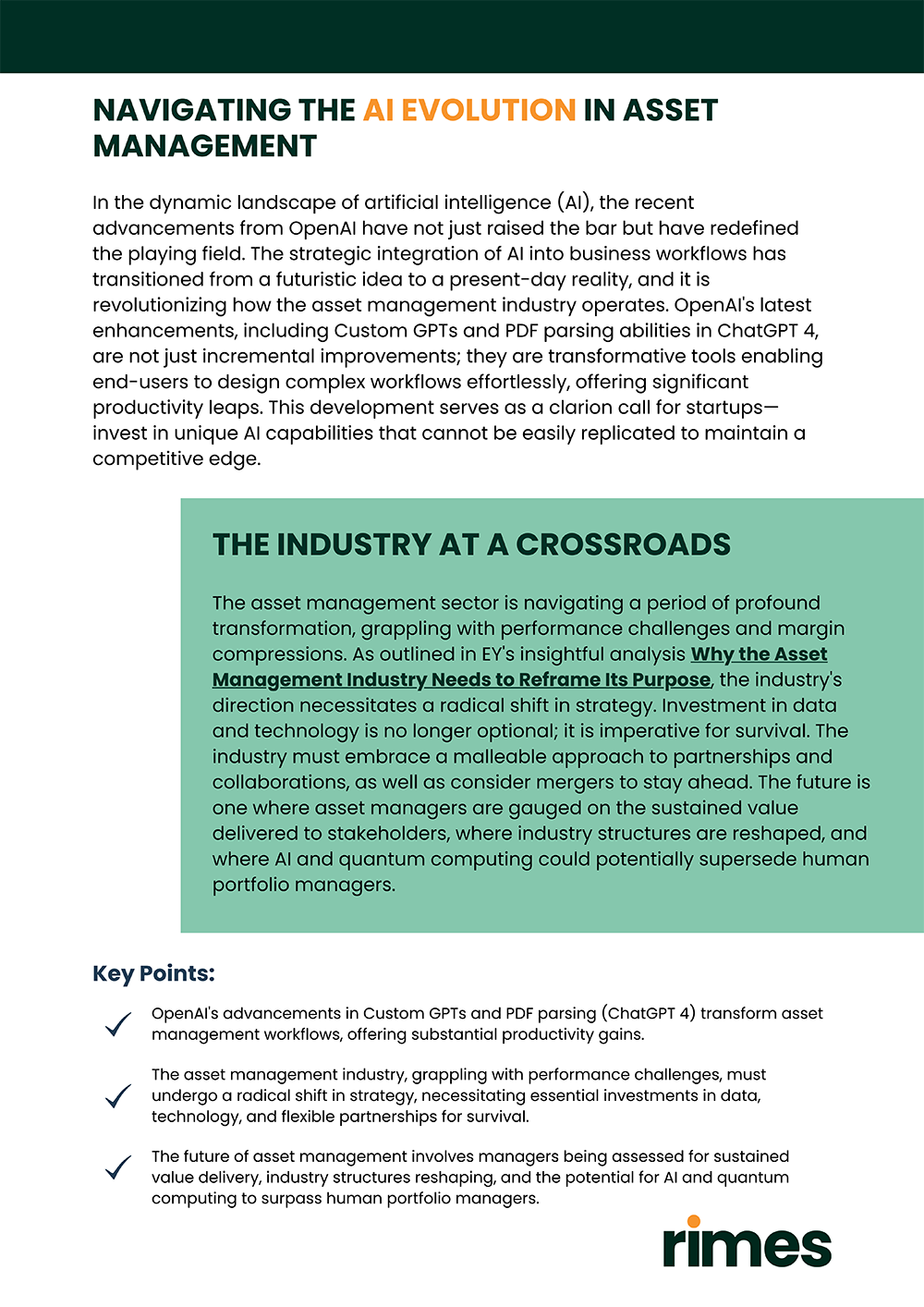 Rimes Technologies - Data Management Solutions