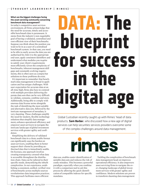 Rimes Technologies - Data Management Solutions