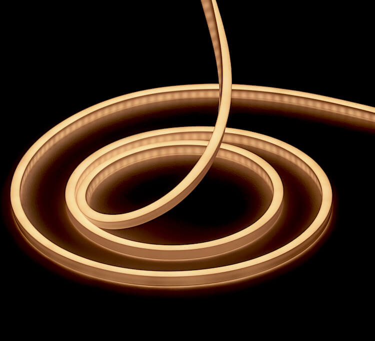 Luna Flex Mini Side - Dotless Weatherproof LED Strip Light | Allera Light