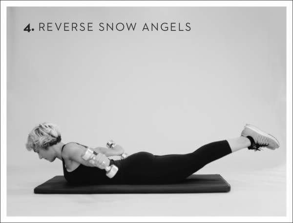 Schneeengel und andere Rückenübungen