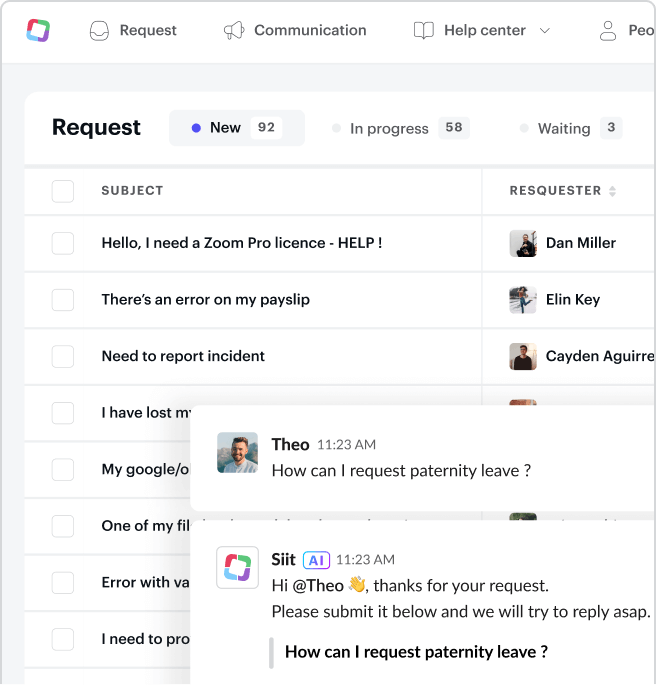 Internal Service Management Reinvented | Siit