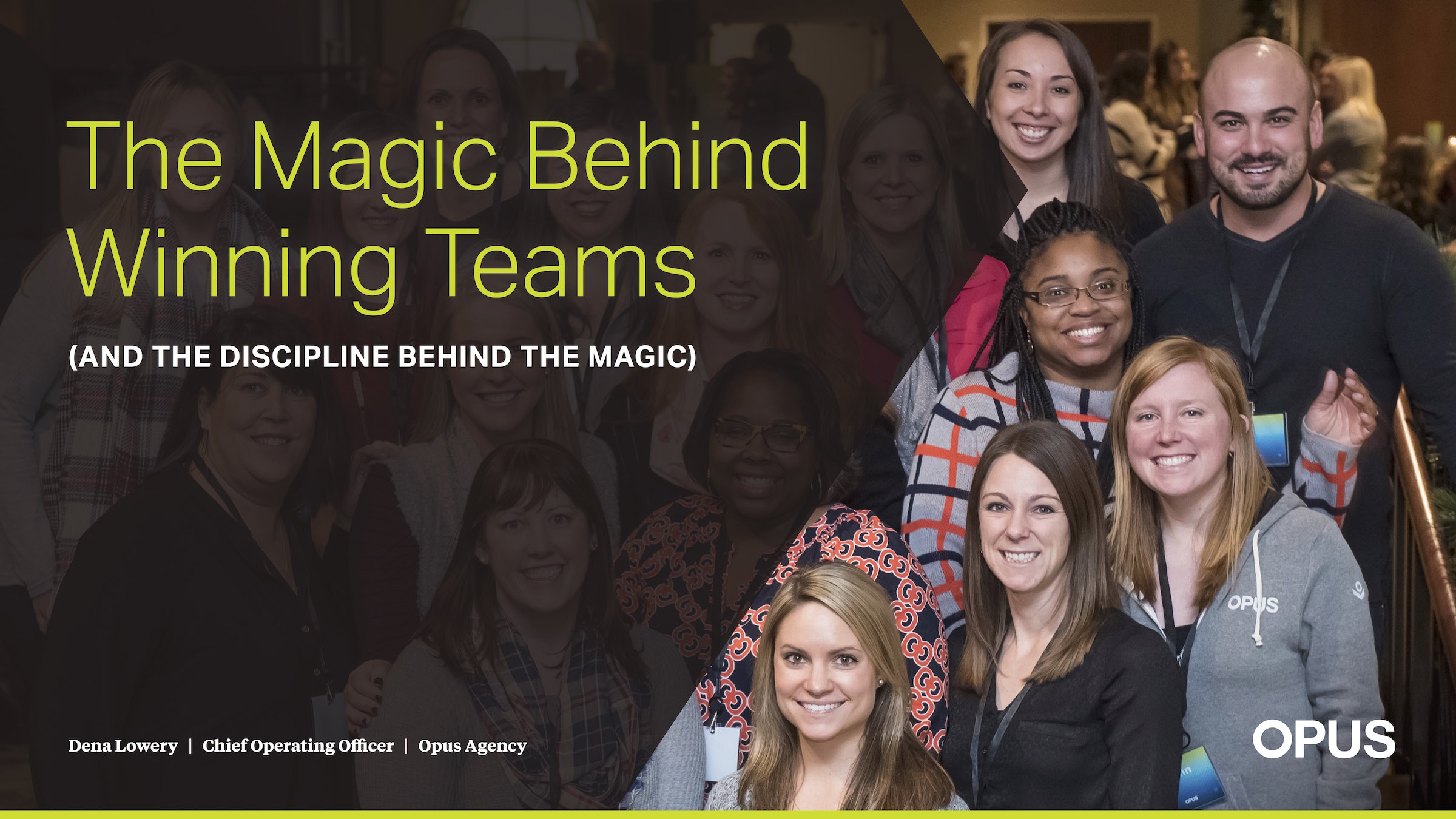 eBook: The Magic Behind Winning Teams (And the Discipline Behind the ...