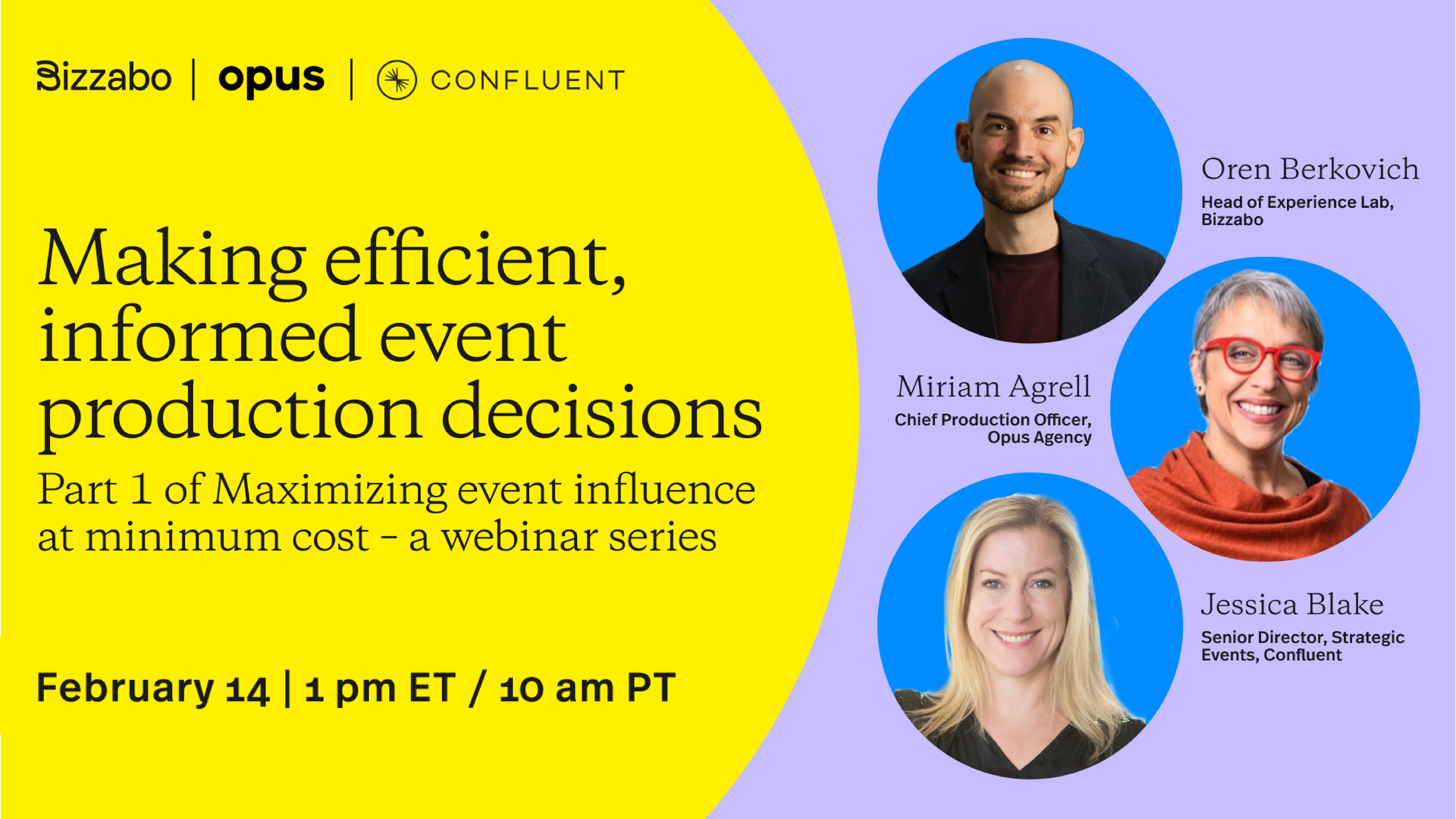 Webinar: Making Efficient, Informed Event Production Decisions | Opus Agency