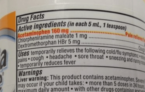Acetaminophen-containing products