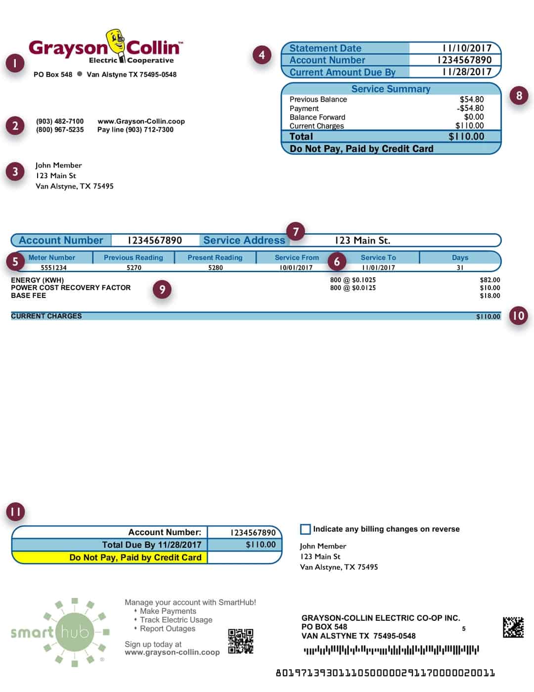 Understanding Your Bill | Grayson Collin Electric Cooperative