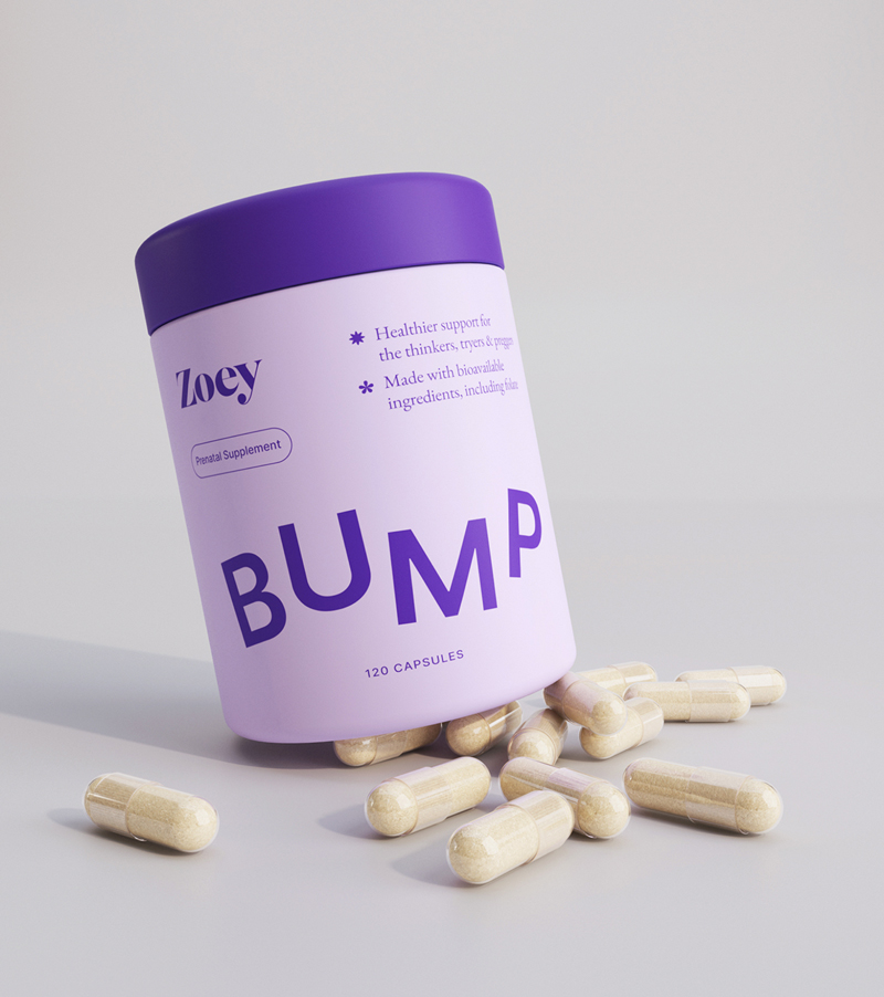 Bump: Prenatal Supplement | Made with 12 Bioavailable Ingredients ...