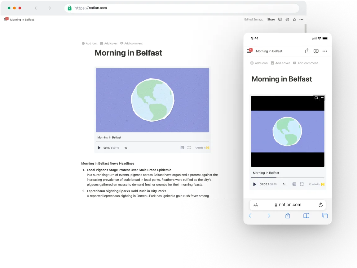 Get Notion Text to Speech Voices From Murf AI
