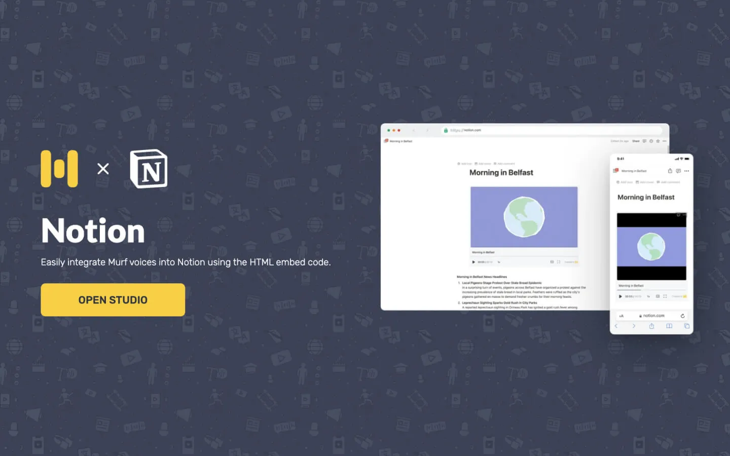 Get Notion Text to Speech Voices From Murf AI