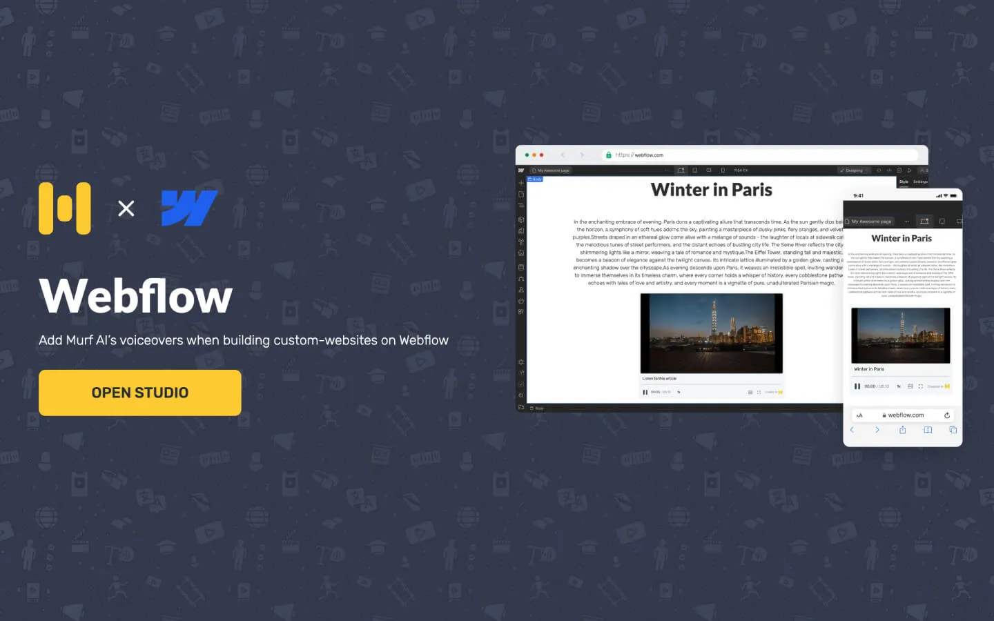 Build Interactive Websites Using Murf AI Voices on Webflow