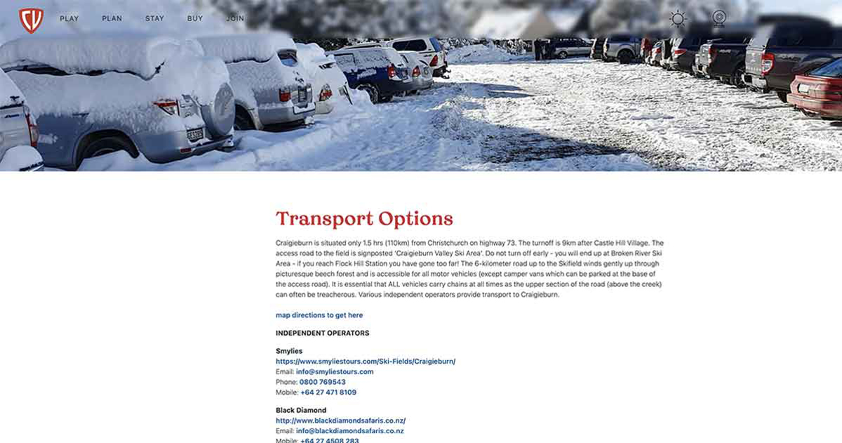 Independant Transport Options