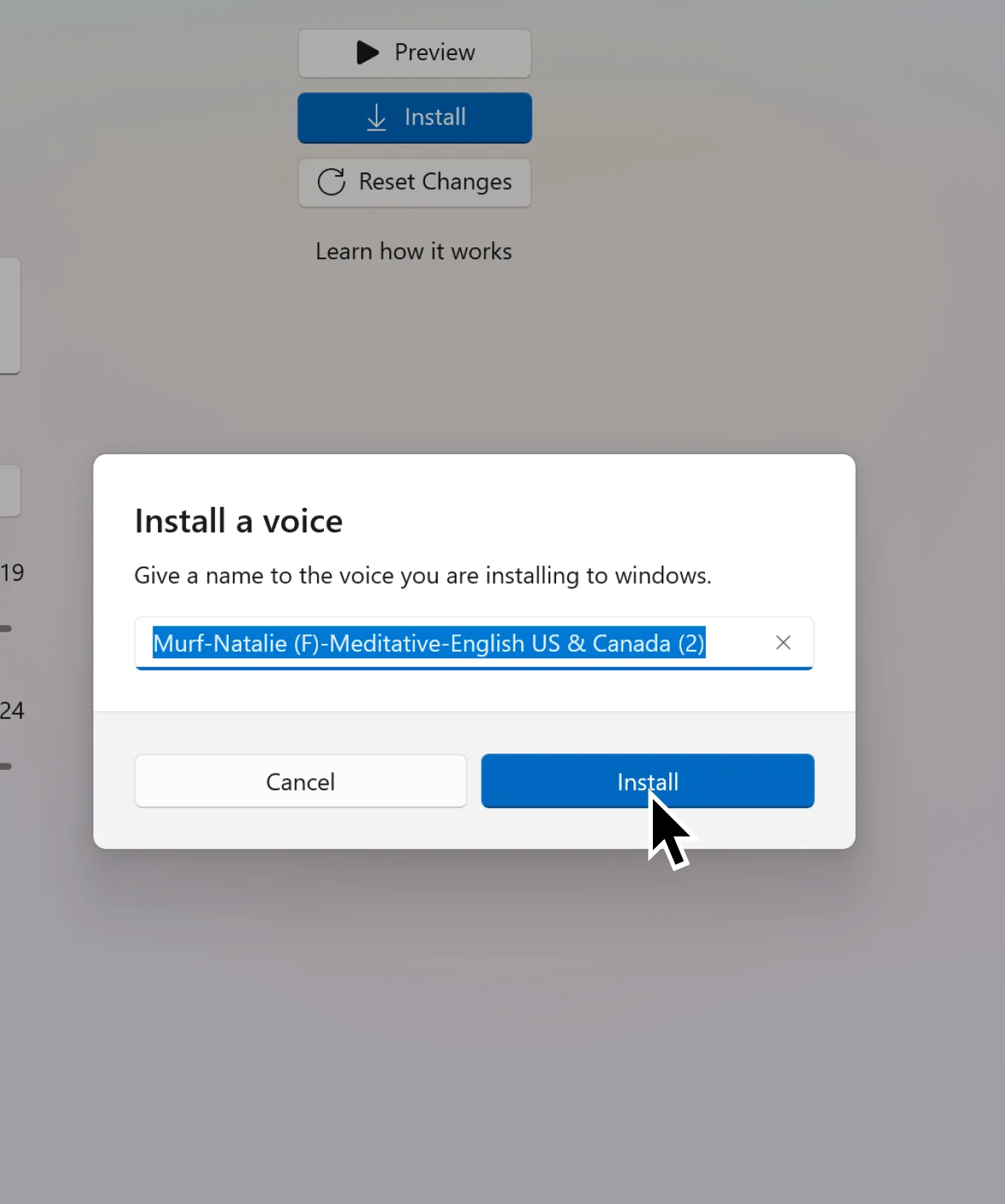 Download and Install Murf AI voices for Windows