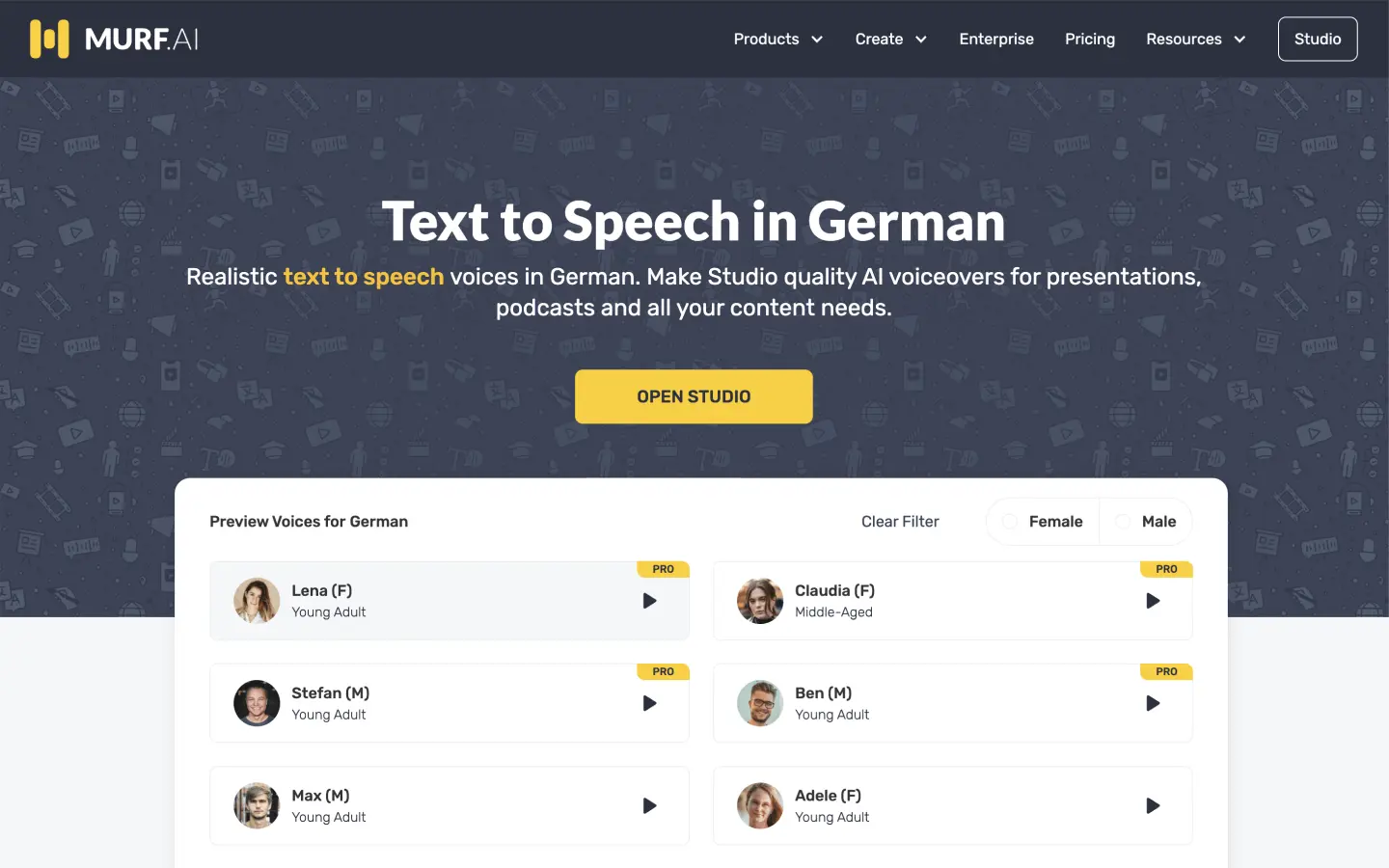 Free German Text to Speech: Create German TTS Voices Online
