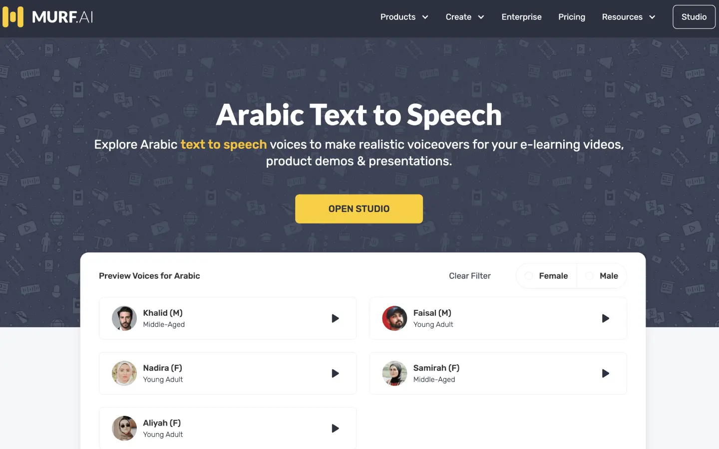 Arabic Text to Speech: Create AI Arabic TTS Voices for Free