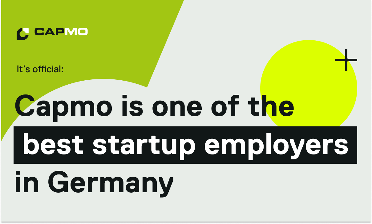 It's official: Capmo is one of the best startup employers in Germany