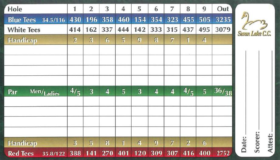 Swan Lake Country Club - Pengilly, MN - Golf Course