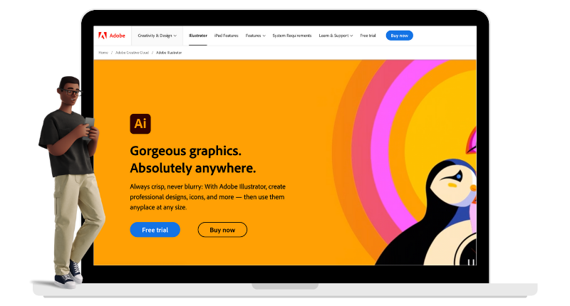 Adobe Illustrator - Full Review, Pricing, Features & More!