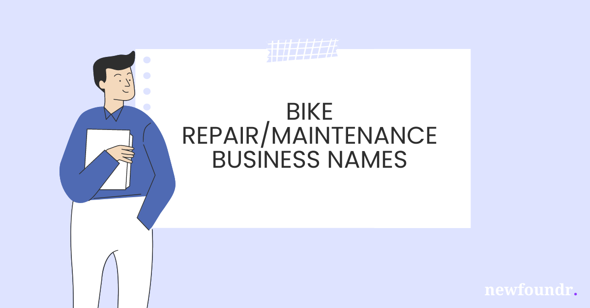 75+ Unique, Creative & Catchy Bike Repair/Maintenance Business Names Ideas
