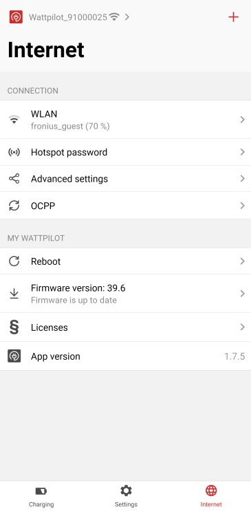 Fronius Wattpilot Charger Configuration Guide
