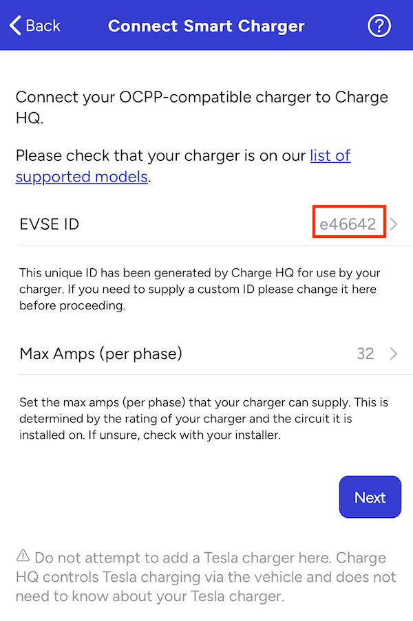 Delta AC MAX Smart Charger Configuration Guide for use with Charge HQ