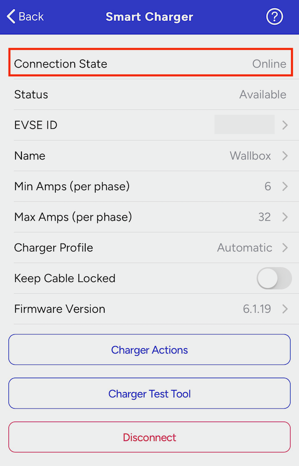 Ocular IQ home EV charger configuration guide for Charge HQ