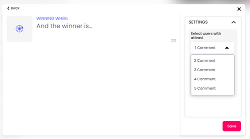 Select a random winner from your webinar or livestream