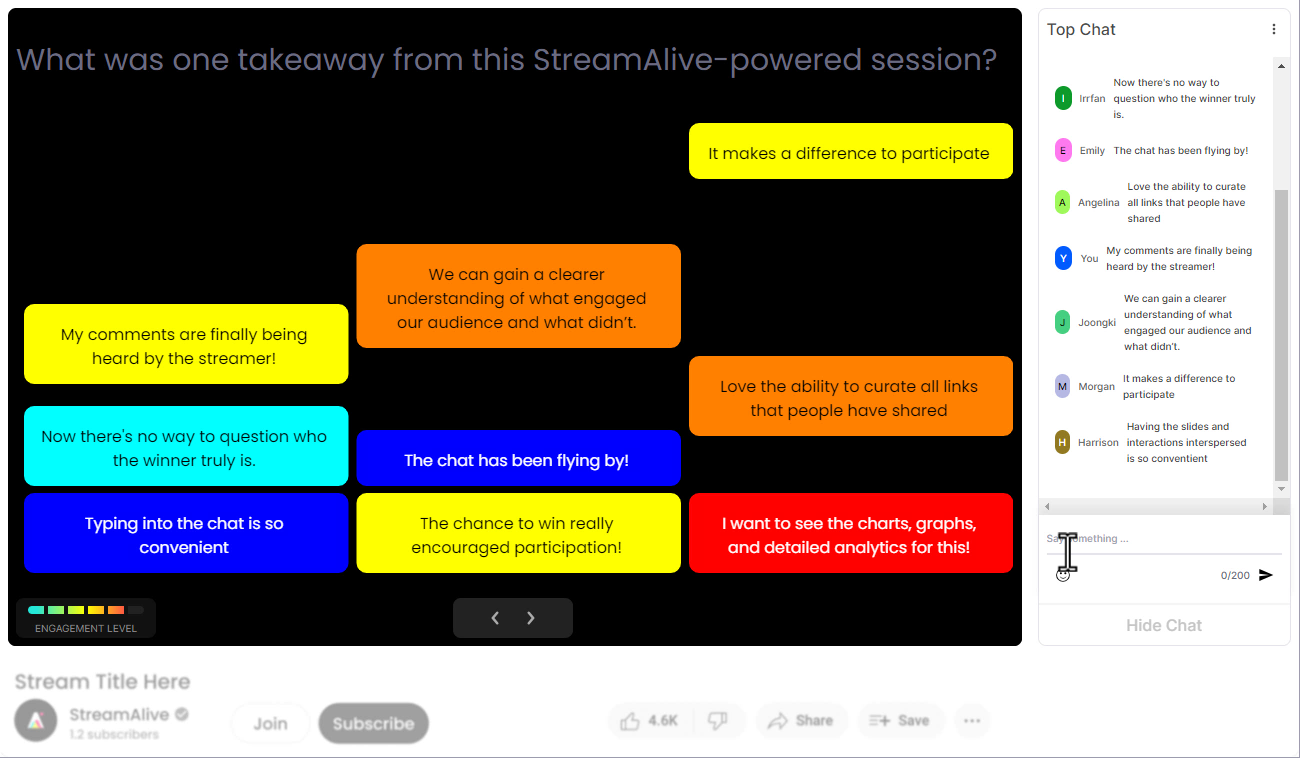 Live polls, wordclouds, spinner wheels & more for YouTube livestreams