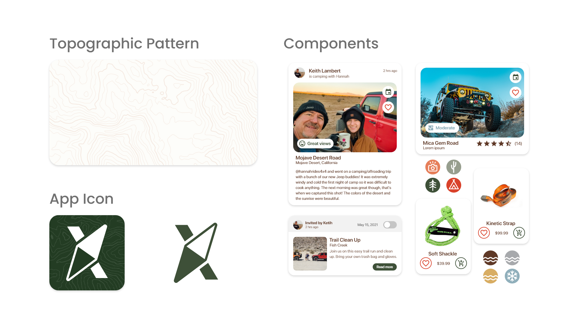 4x4 Expedition Offroading App | UX/UI | by Hannah Lambert Design