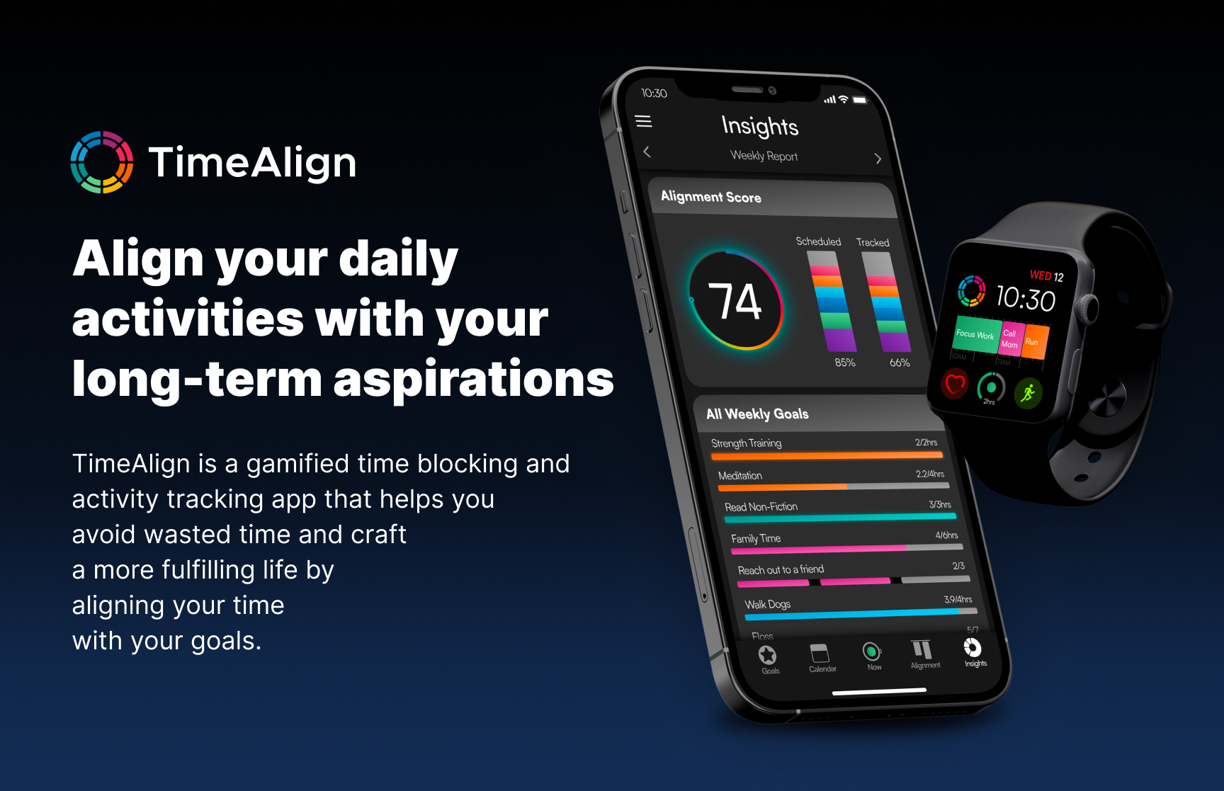 TimeAlign - Apple Watch / iOS Time Optimization System
