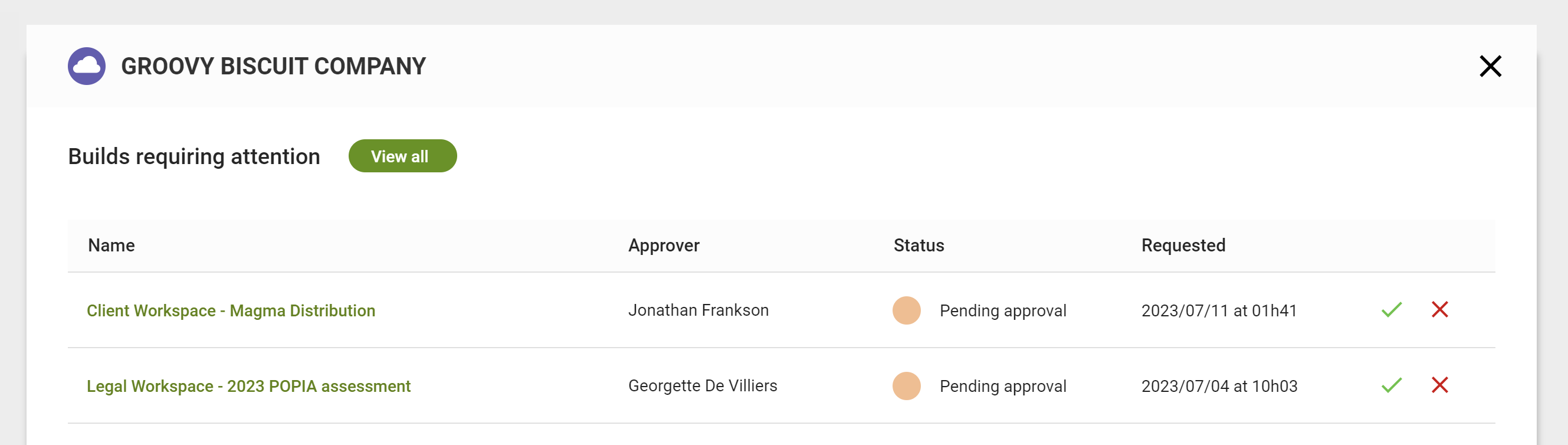 Teams and SharePoint approval requests