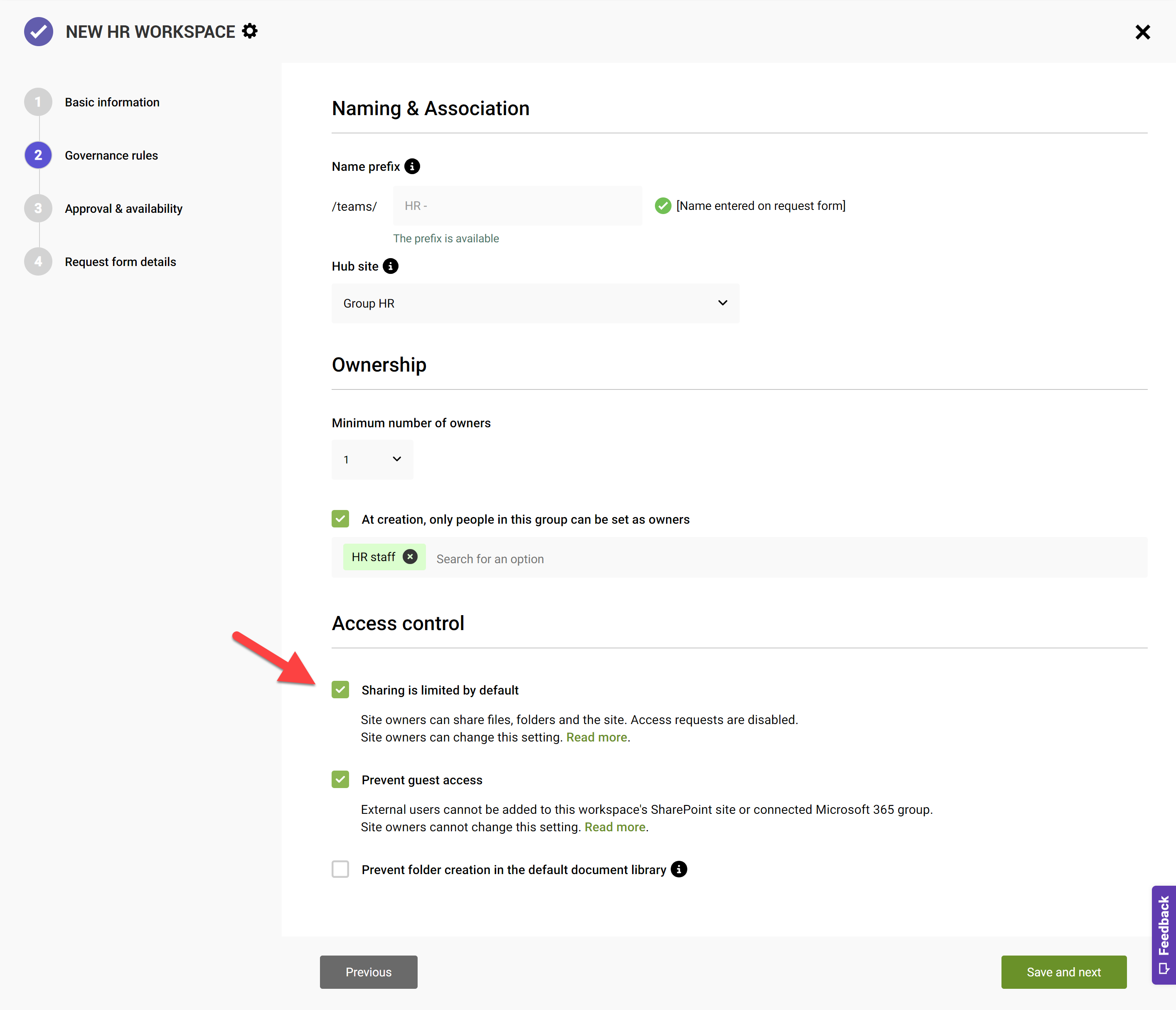 Limit default SharePoint site sharing settings with SProbot