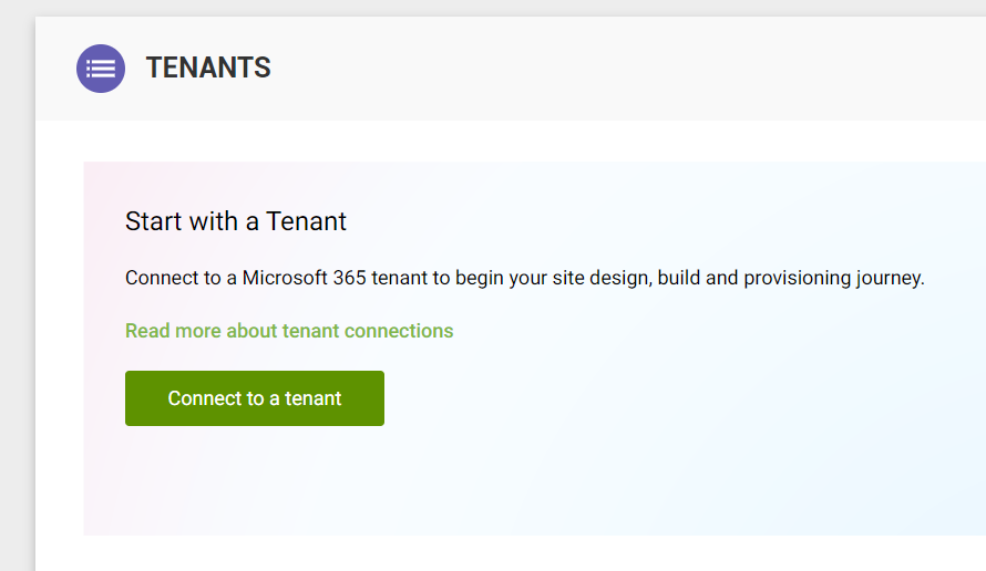 Connect SProbot to your Microsoft tenant