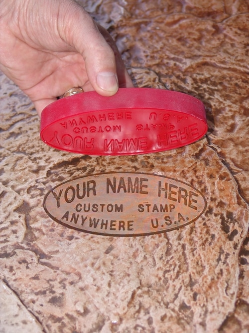 Contractor Name Stamps // Accessories