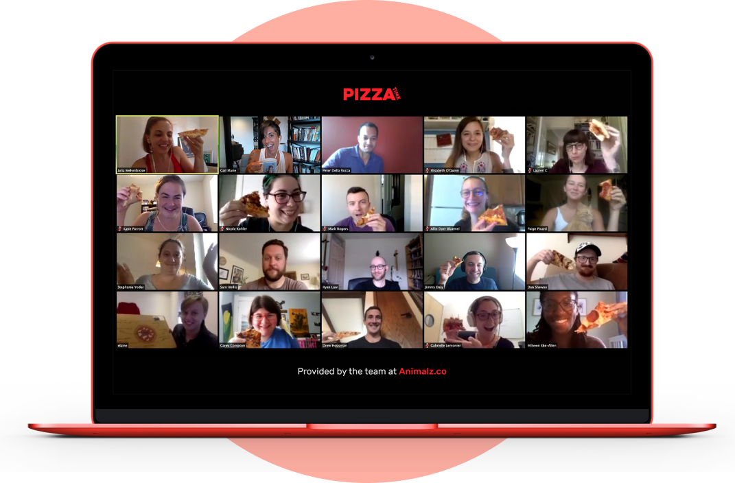 Pizzatime - Food, Drinks, and Experiences for Remote Meetings