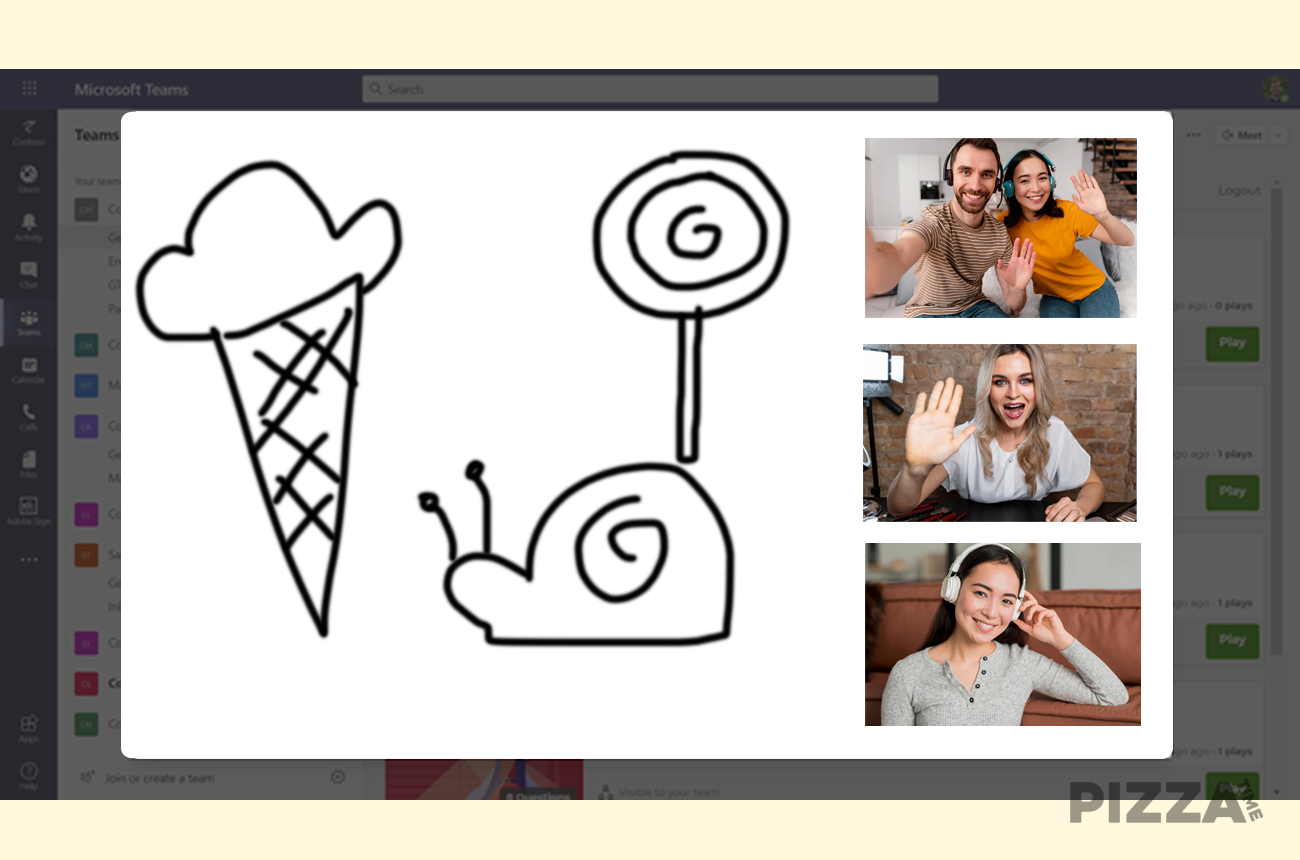 25 Virtual Games to Play With Coworkers on Microsoft Teams - Pizzatime