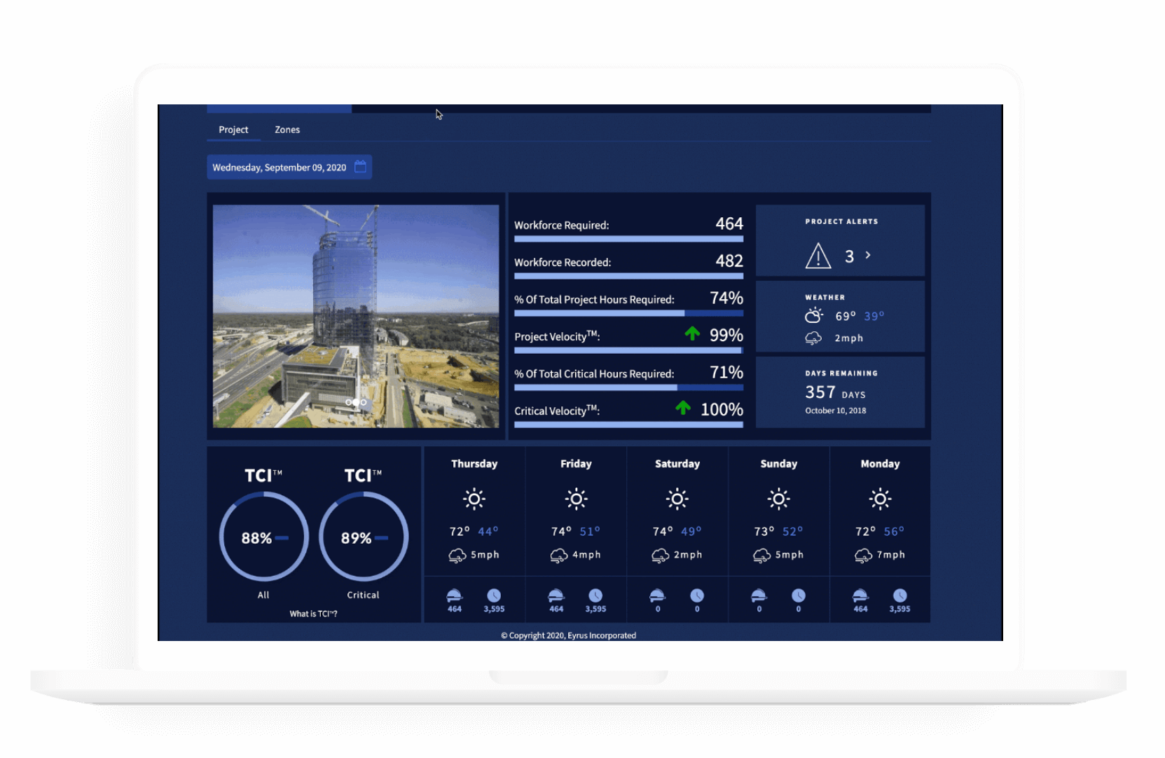 Construction Worksite Management Platform - Eyrus