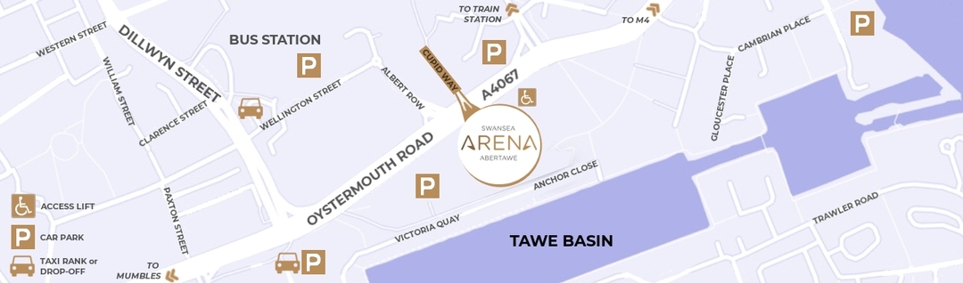 Swansea Arena | Getting Here