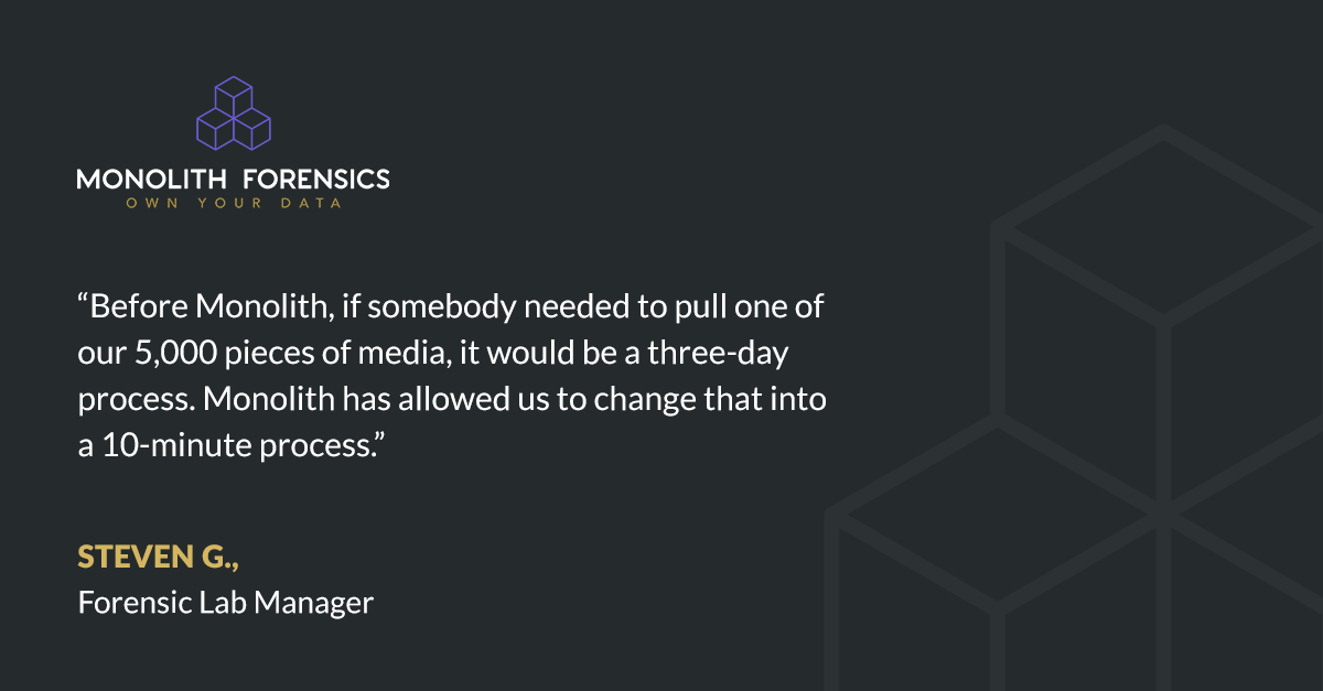 Monolith Forensics | Digital Forensics Case Management