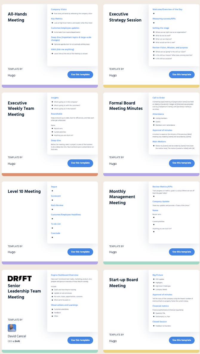 The Definitive Guide to Executive Meetings [+Free Sample Agenda Templates]