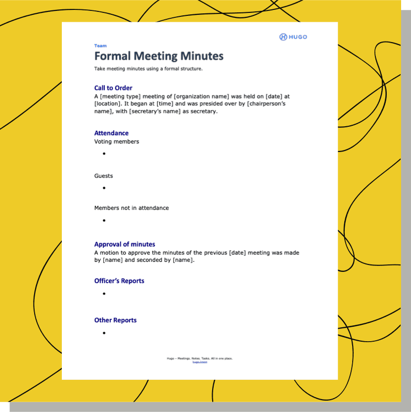 4 Free Meeting Minutes Templates Tips Tricks 