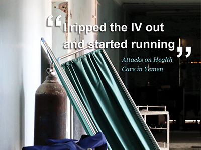 “I ripped the IV out of my arm and started running”