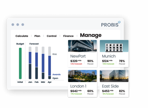 PROBIS° Kostenmanagement- und Projektcontrolling-Software