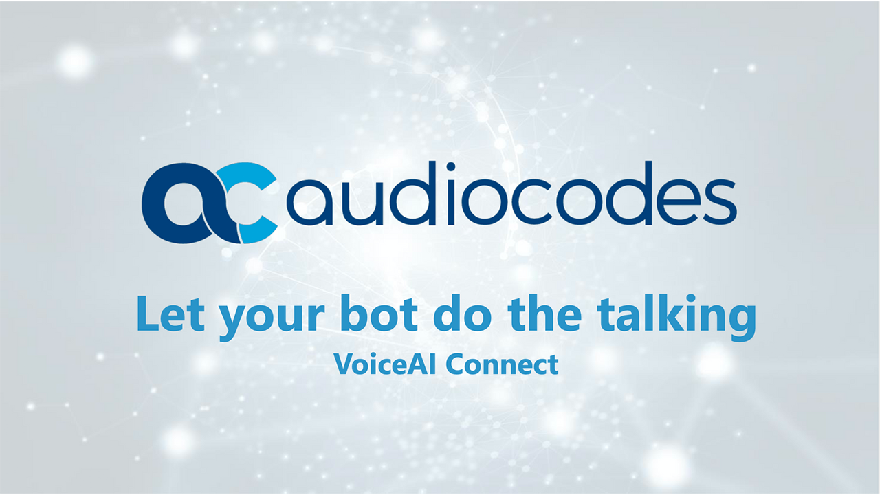 Voicegain announces integration with AudioCodes VoiceAI Connect