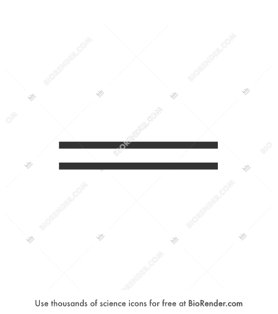 Free Line bond (double) Icons, Symbols & Images | BioRender