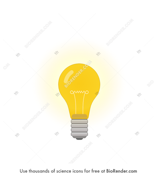 Free Light bulb (glowing) Icons, Symbols & Images | BioRender