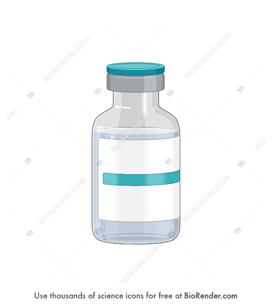 Free Injection vial (large) Icons, Symbols & Images | BioRender